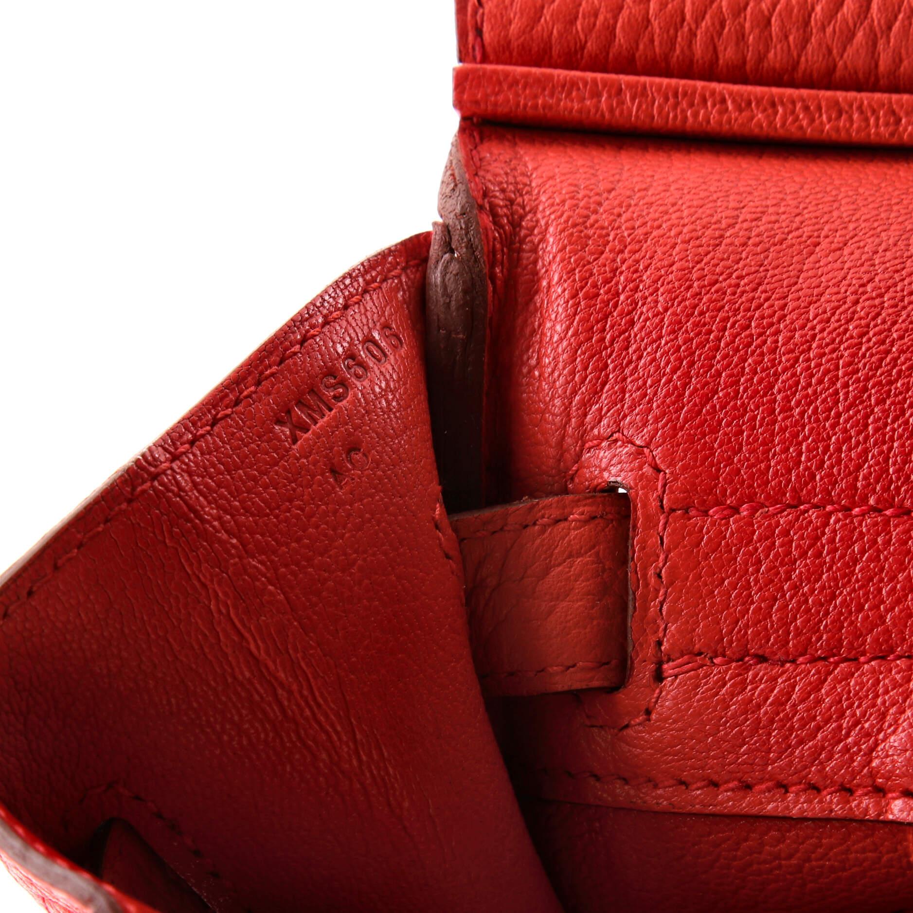 Hermes Birkin Handbag Bougainvillea Clemence with Palladium Hardware 30 ...