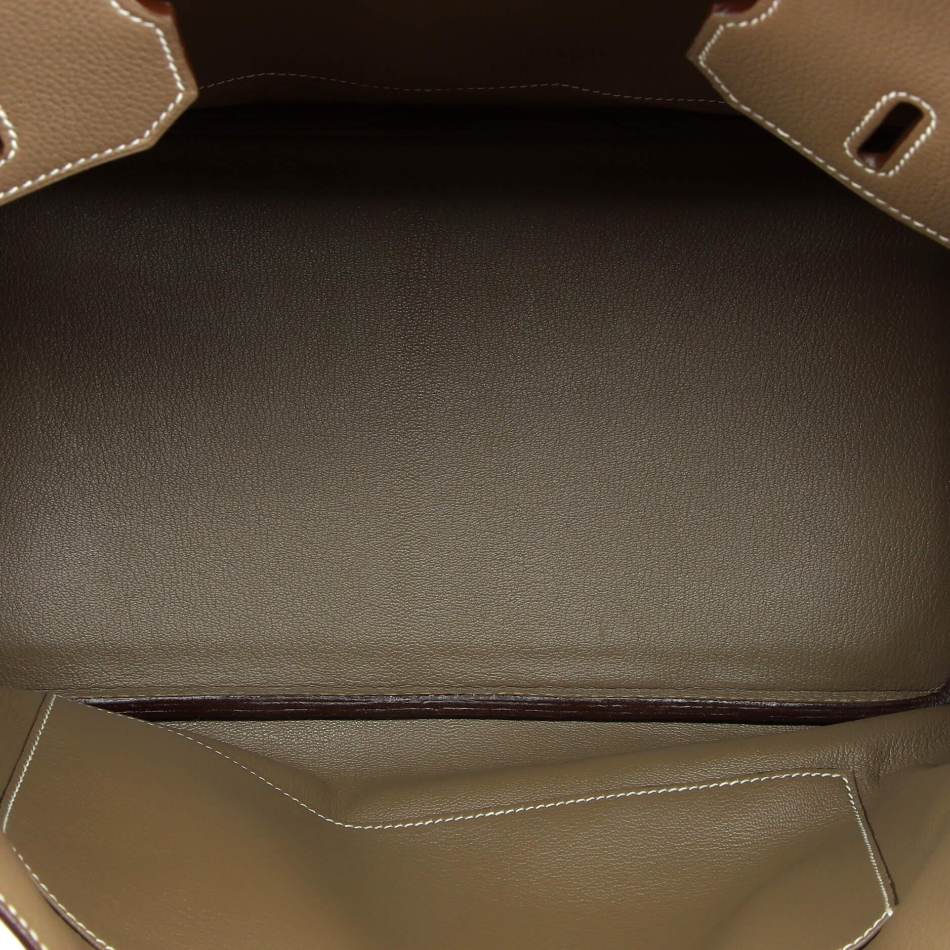 Bolso Hermes Birkin Clemence gris con herrajes paladio 35 en venta en ...