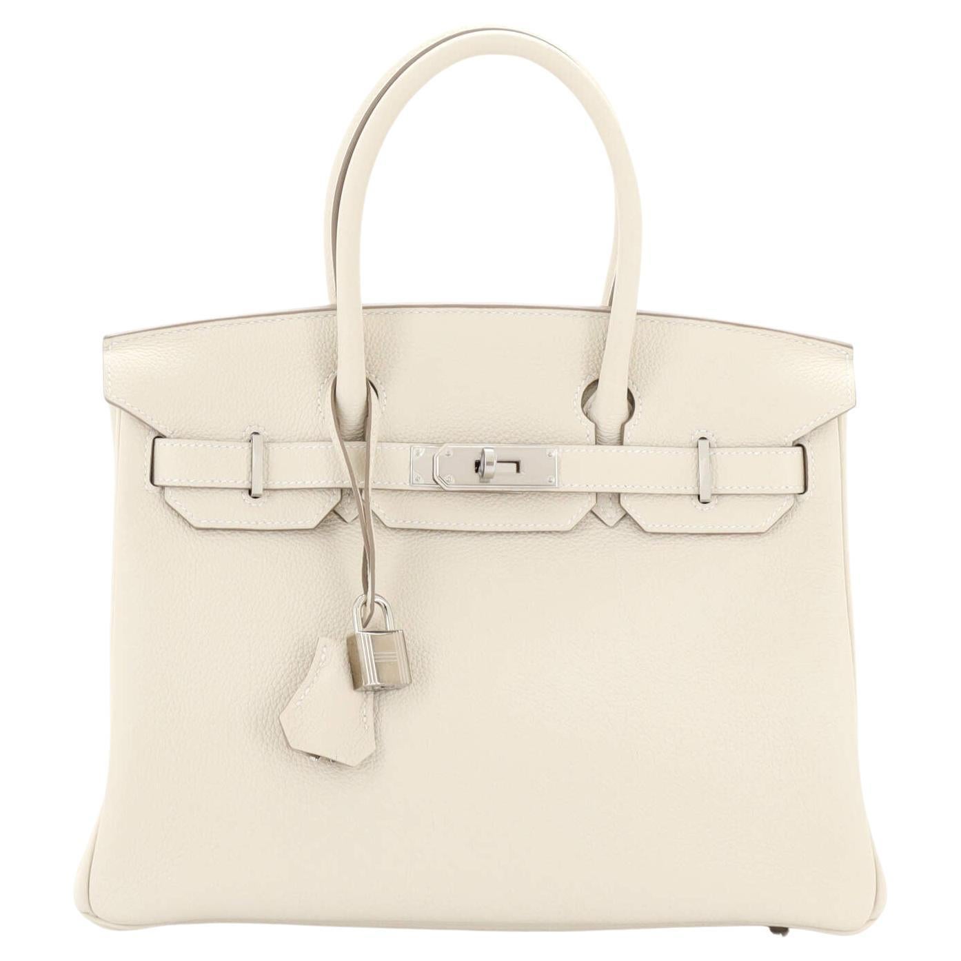 Hermes Birkin 30 Craie Togo - 9 For Sale on 1stDibs