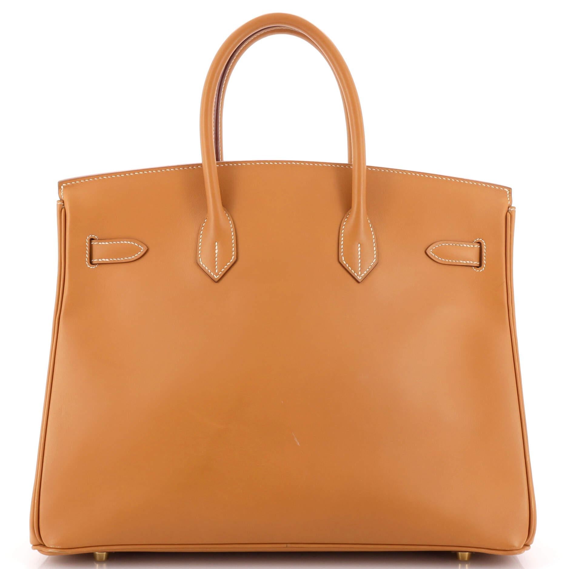 Hermes Birkin Handbag Natural Chamonix with Gold Hardware 35 For Sale ...