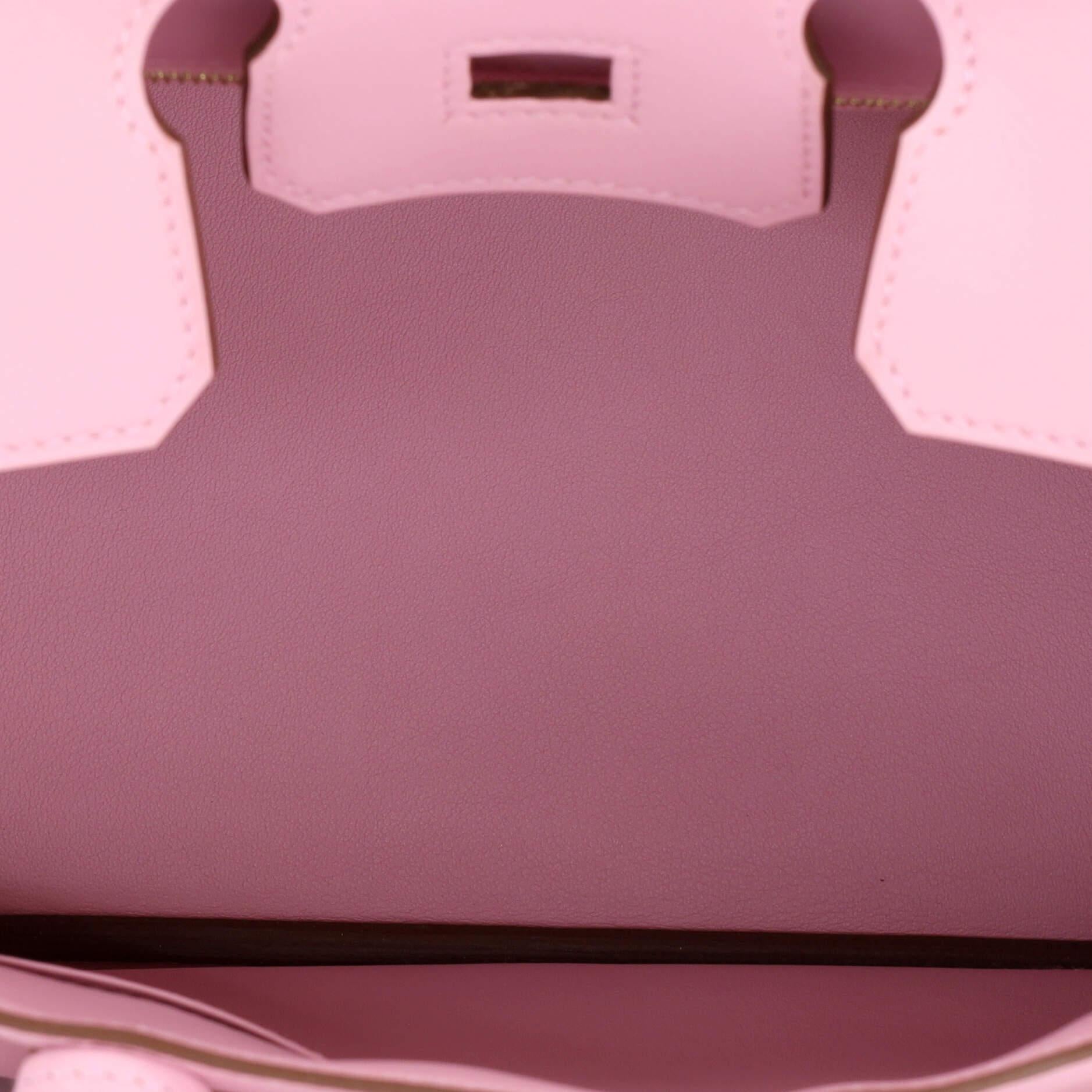Hermes Birkin Handbag Purple Swift with Rose Gold Hardware 25 For Sale ...