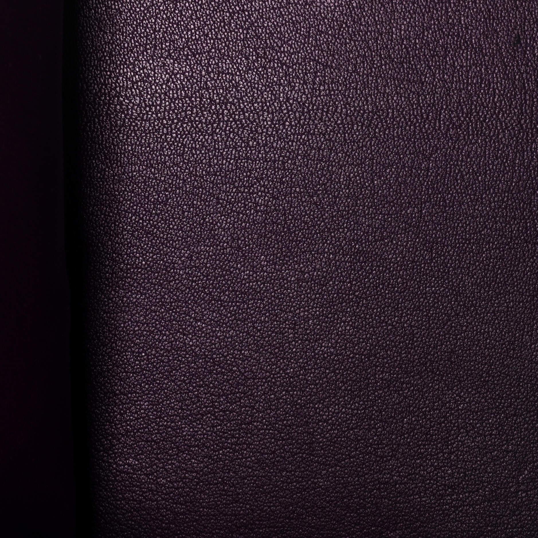 Hermes Birkin Handbag Raisin Chevre de Coromandel with Palladium ...