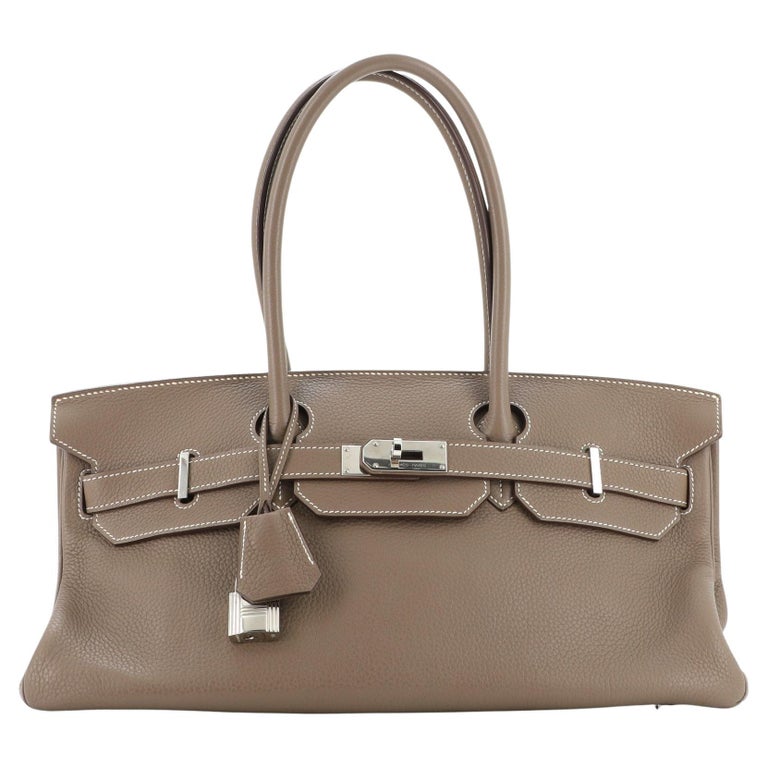 Hermes Birkin JPG Bag Clemence 42 at 1stDibs