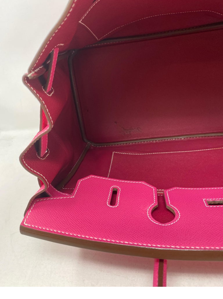 Hermes Birkin Rose Tyrien 35 Bag Candy Bag at 1stDibs