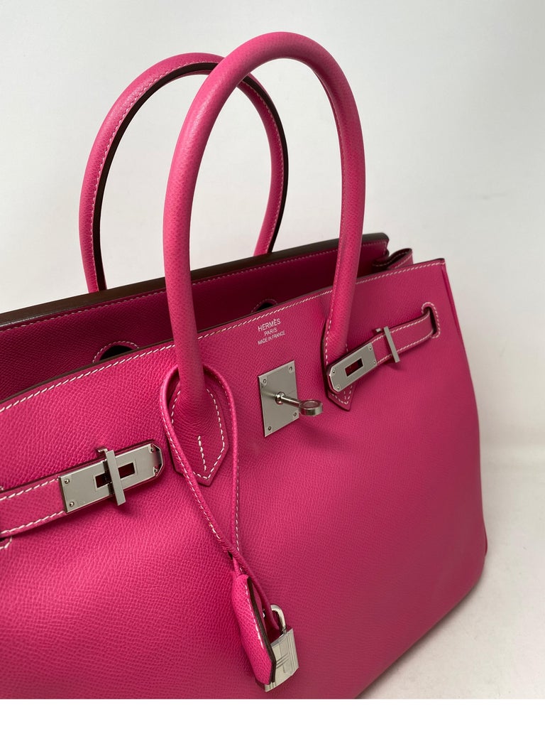 Hermes Birkin Rose Tyrien 35 Bag Candy Bag at 1stDibs