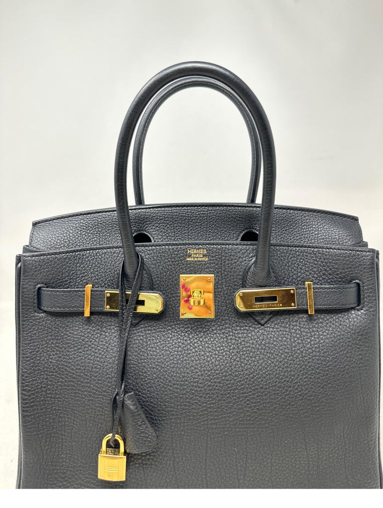 Hermes Black Birkin 30 Bag For Sale at 1stDibs