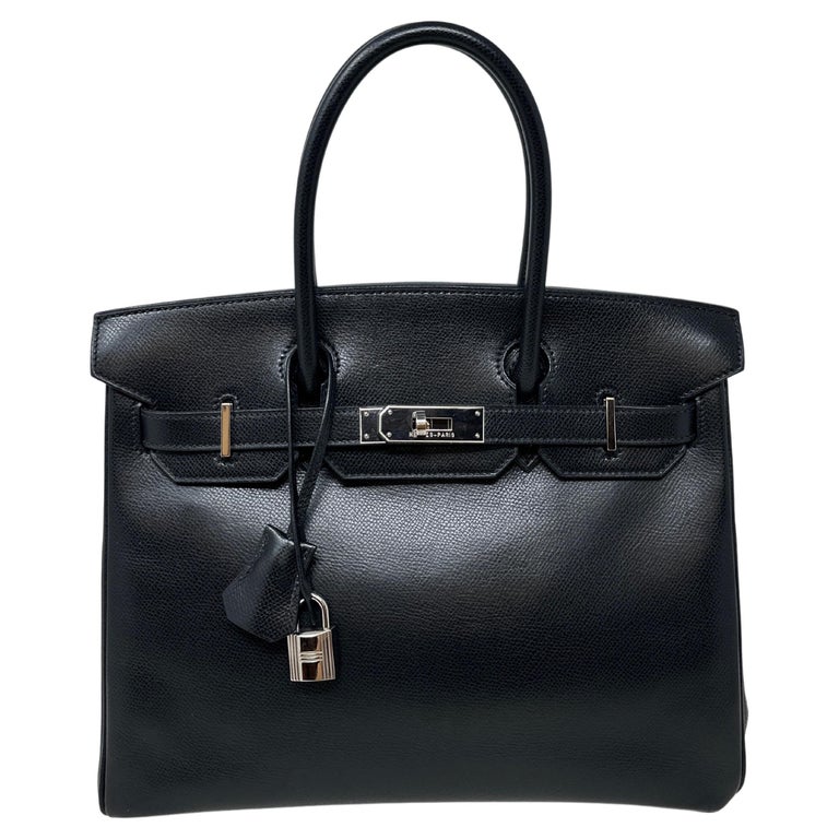 Hermes Black Birkin 30 Bag For Sale at 1stDibs