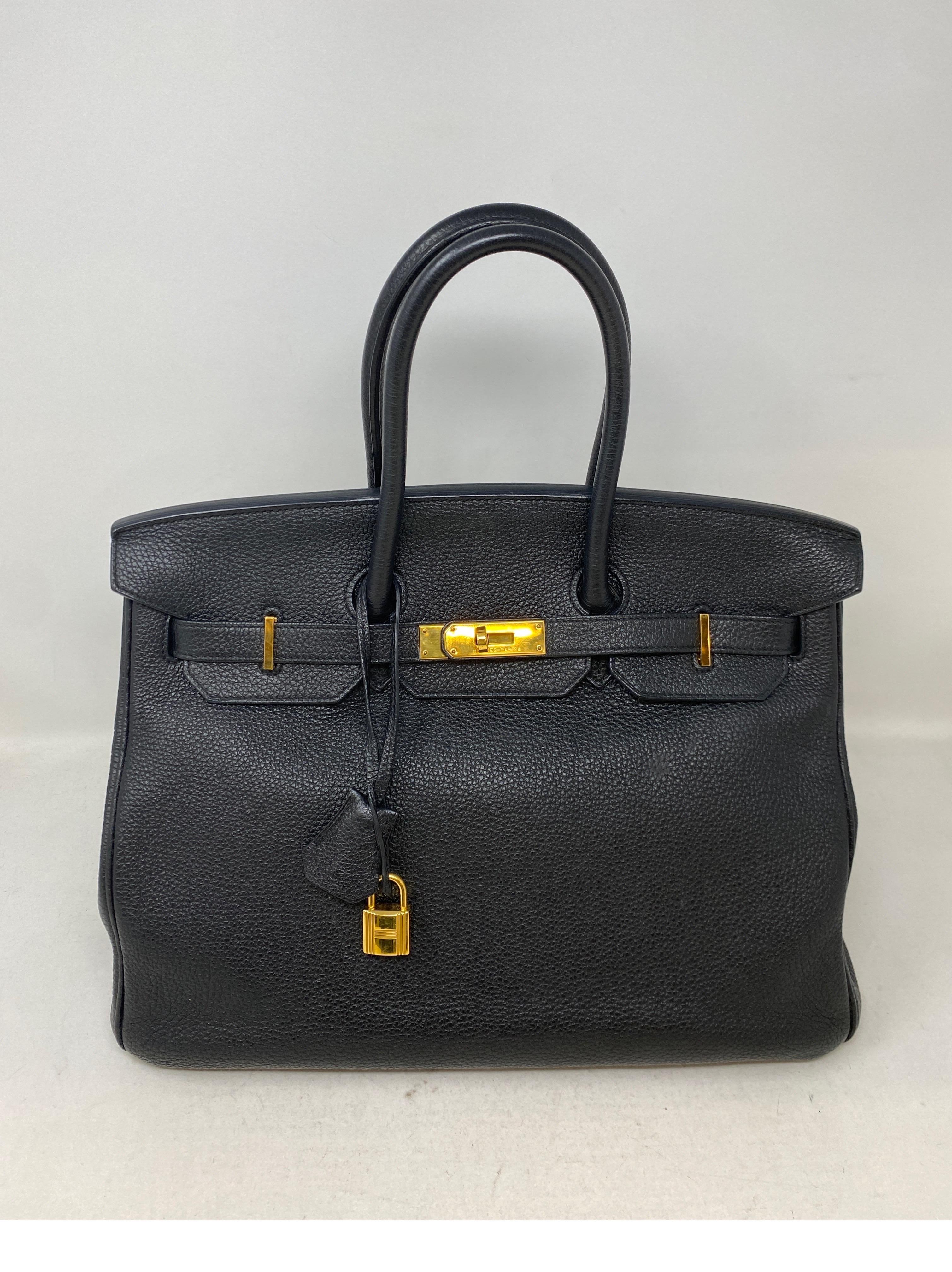 Hermes Black Birkin 35 Bag For Sale at 1stDibs | birkin sizes, birkin ...