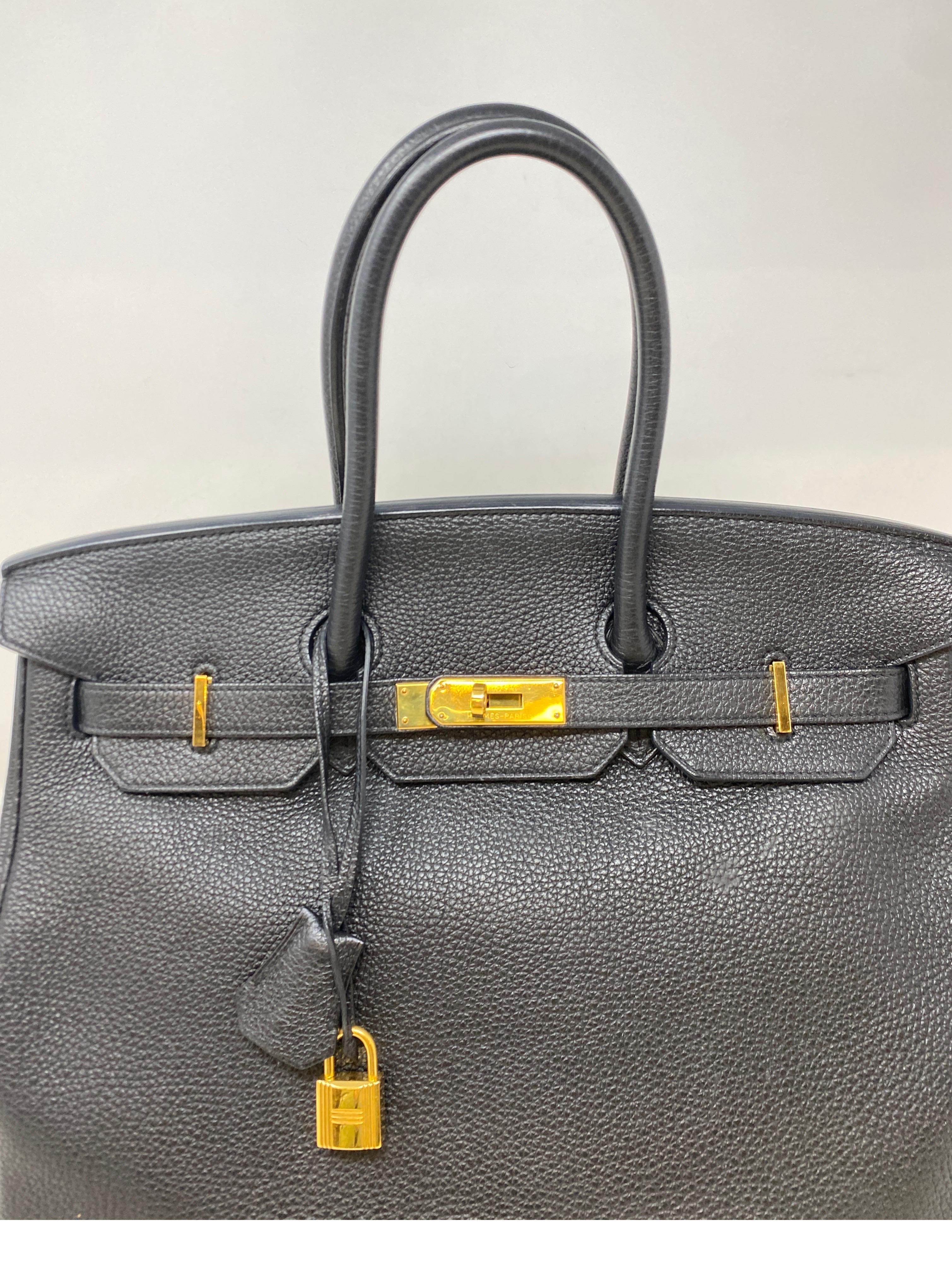 Hermes Black Birkin 35 Bag For Sale at 1stDibs | birkin sizes, birkin ...