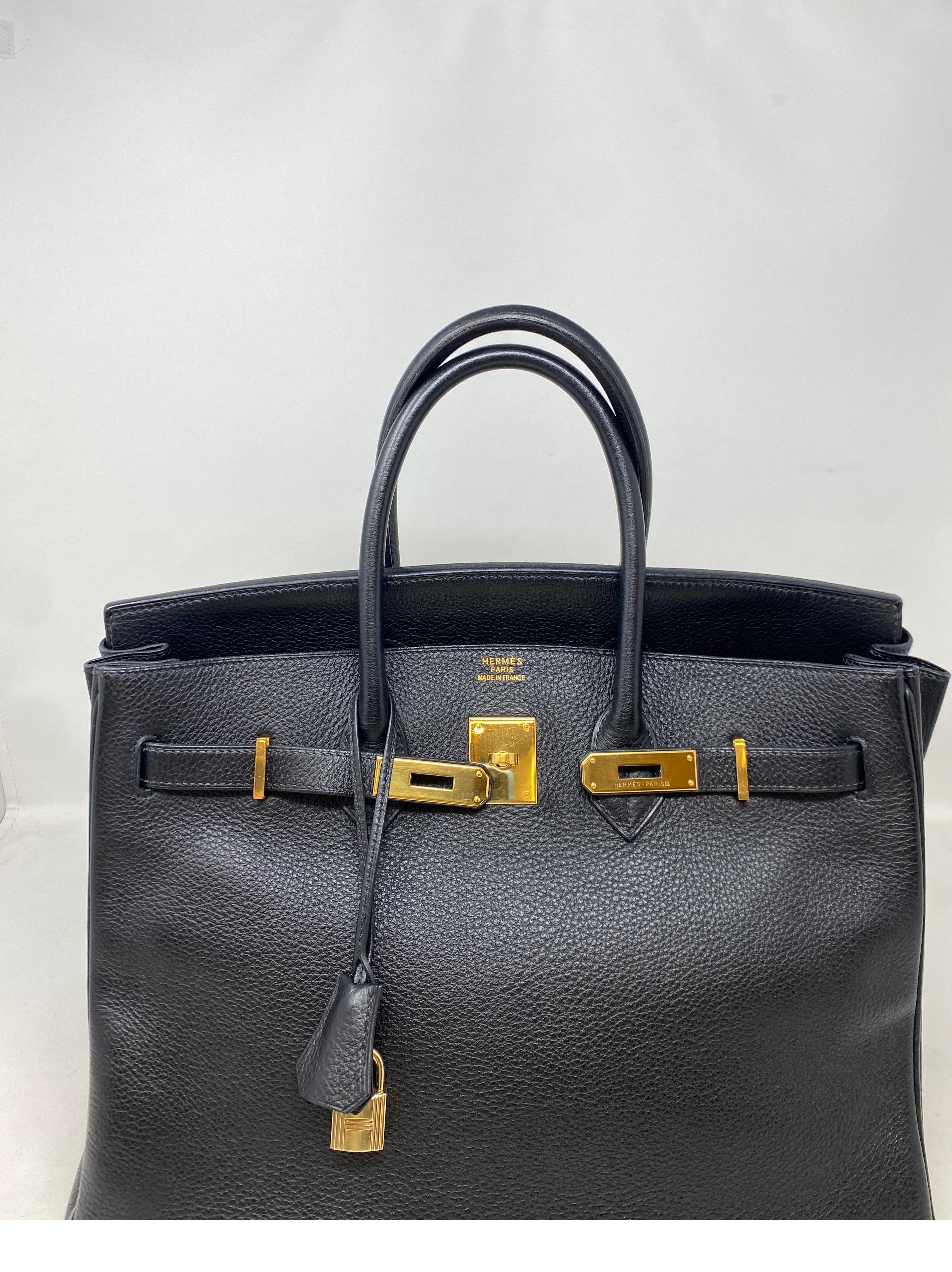 Hermes Black Birkin 35 Bag at 1stDibs | hermes so black birkin, kili ...
