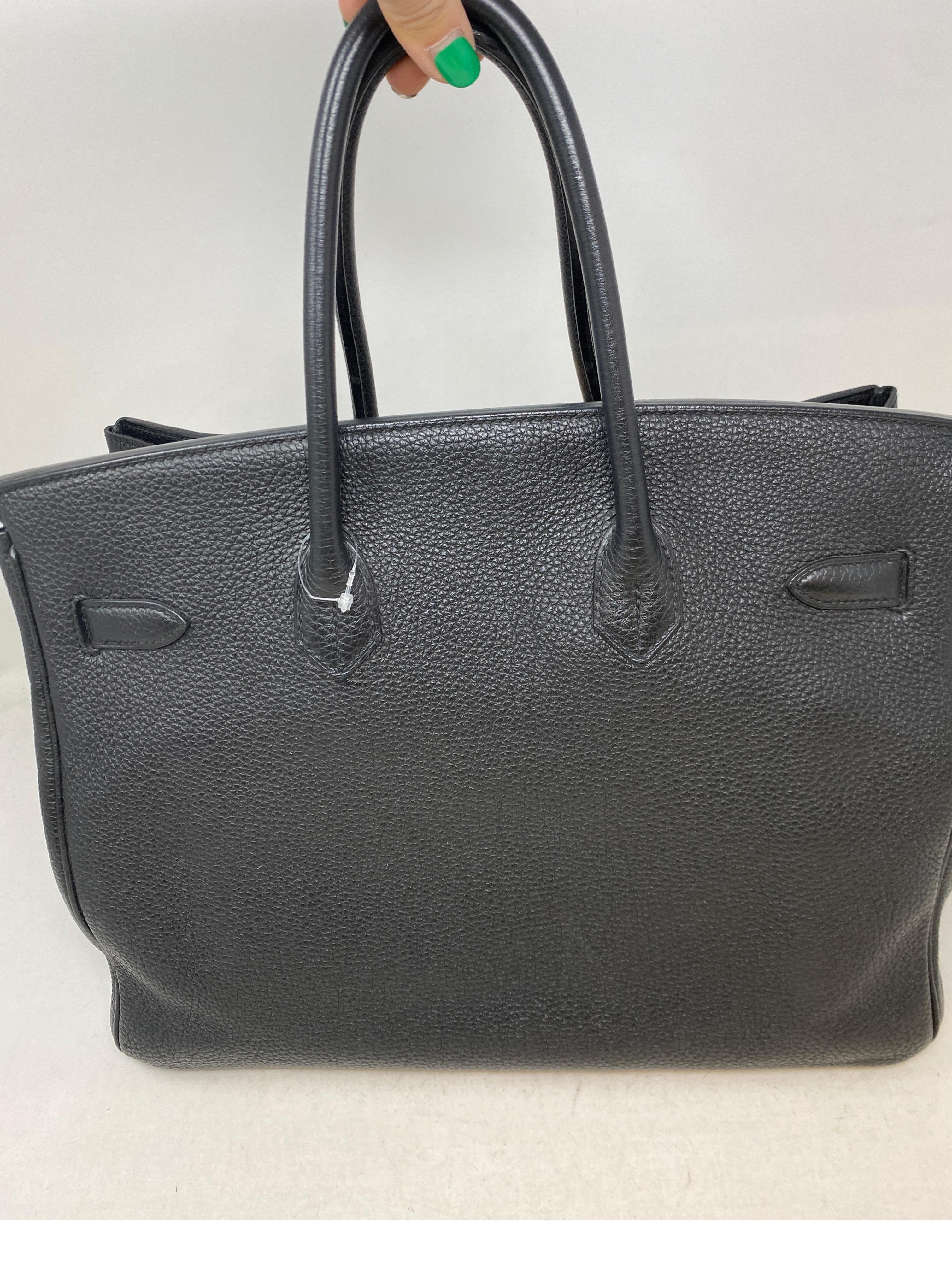 Hermes Black Birkin 35 Bag For Sale at 1stDibs | birkin sizes, birkin ...