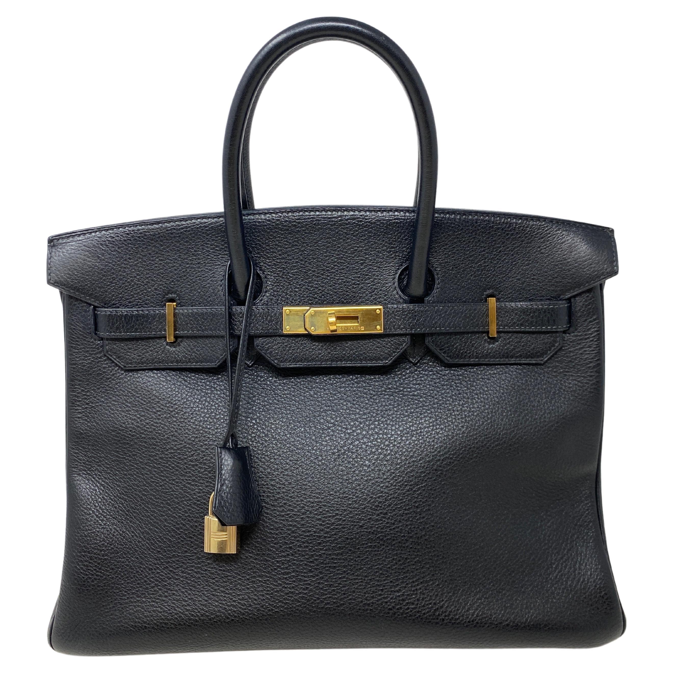 Hermes Black Birkin 35 Bag at 1stDibs | hermes so black birkin, kili ...