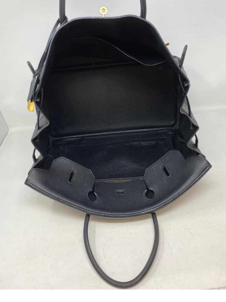 Hermes Black Birkin 40 Bag at 1stDibs
