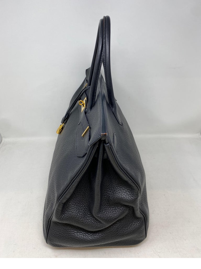 Hermes Black Birkin 40 Bag at 1stDibs