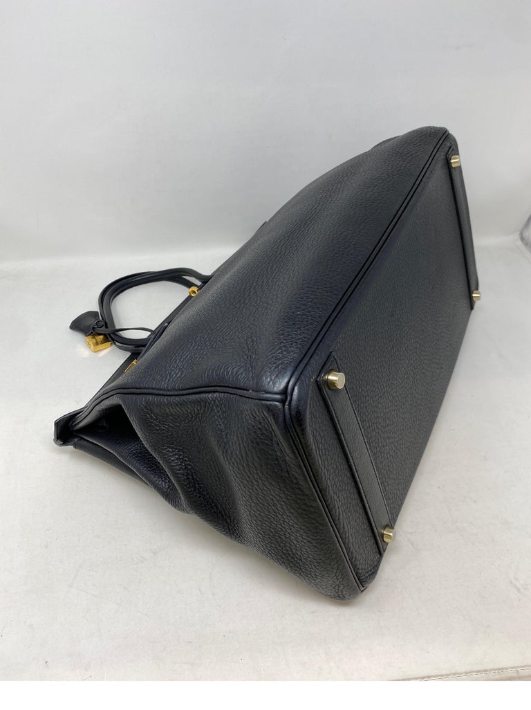 Hermes Black Birkin 40 Bag at 1stDibs