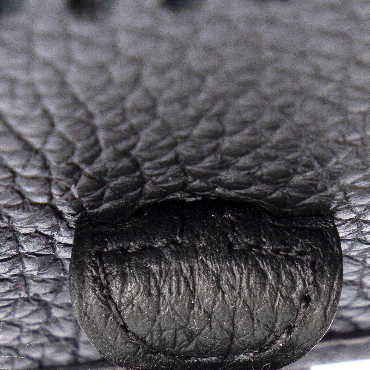HERMES black Clemence leather EVELYNE 16 AMAZONE TMP Crossbody Bag Ghw ...