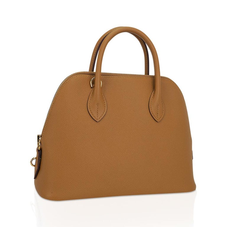 Hermes Bolide 1923 25 Sesame Bag Gold Hardware Epsom Leather at 1stDibs