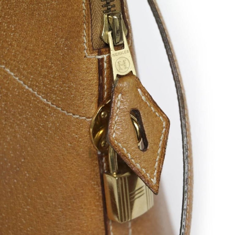 Hermes Ardennes Gold Cow Leather Bolide 35 Bag at 1stDibs | hermes ...