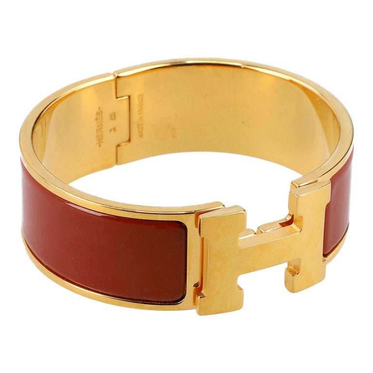 Hermès Bracelet 'Clic Clac H', Act. Np.: 635, -€ For Sale at 1stDibs