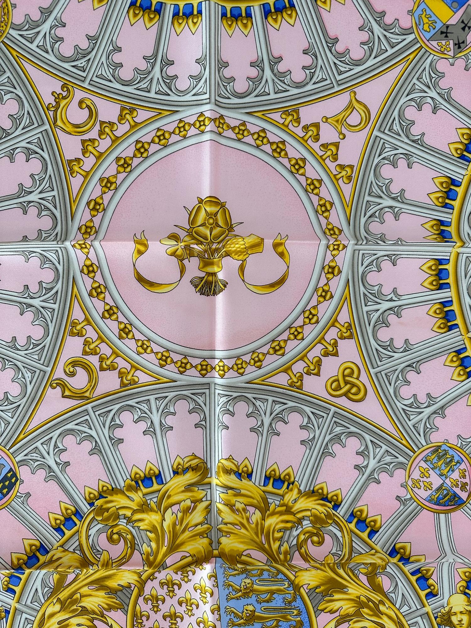 Hermes British Heraldry Designed by Vladimir Rybaltchenko (Rybal) 35" x ...