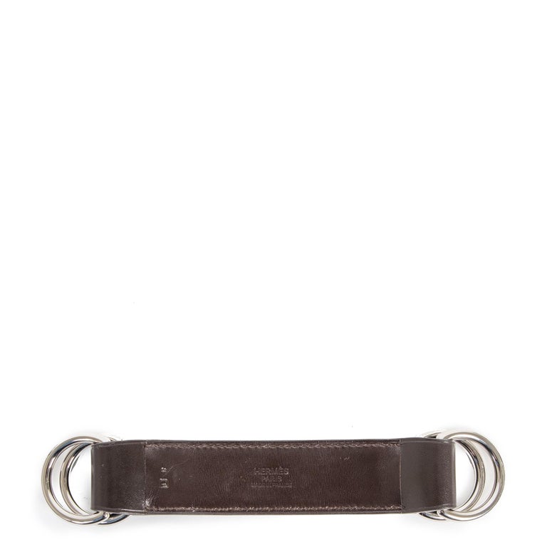 Hermès Brown Leather Romance Belt at 1stDibs | hermes romance belt