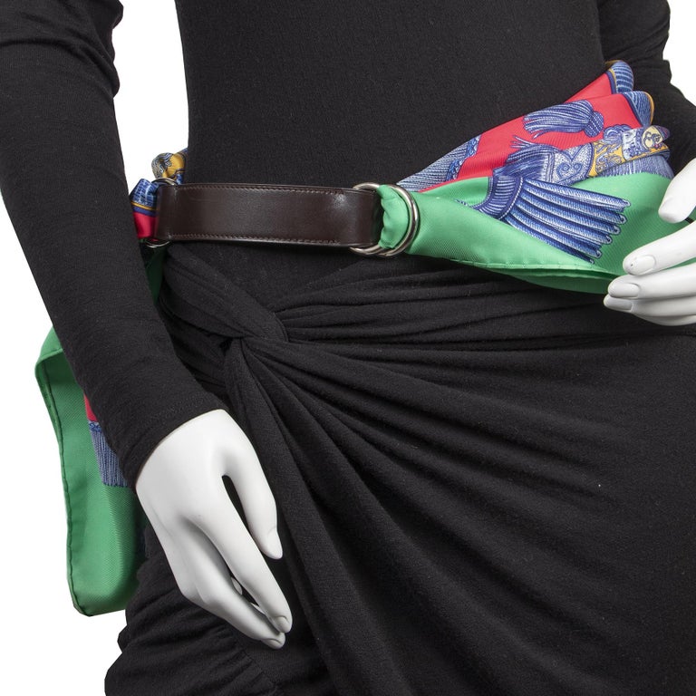 Hermès Brown Leather Romance Belt at 1stDibs | hermes romance belt