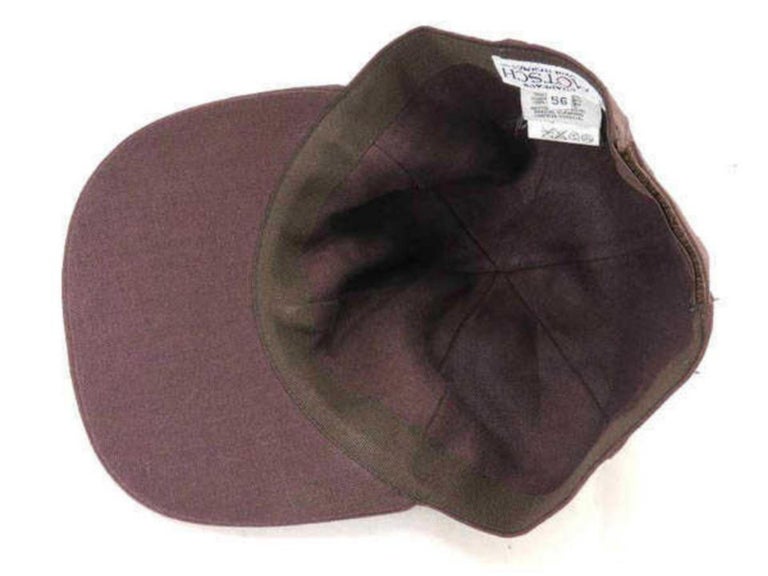 Hermès Brown Logo Baseball Cap 232500 Hat For Sale at 1stDibs