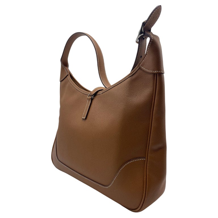 Hermès Brown Trim Bag at 1stDibs
