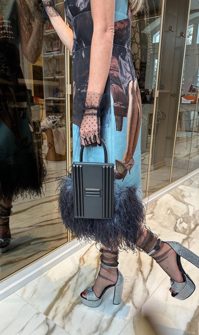 Hermès Cadena Lock Bag Black Tadelakt Leather For Sale at 1stDibs ...