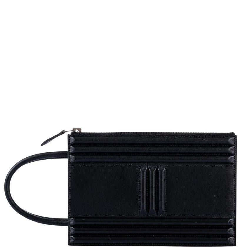 Hermès Cadena Lock Bag Black Tadelakt Leather For Sale at 1stDibs ...