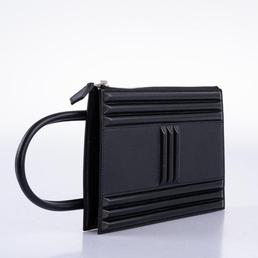 Hermès Cadena Lock Bag Black Tadelakt Leather For Sale at 1stDibs ...