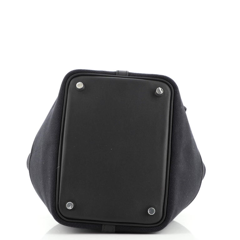 Hermes Cargo Picotin Lock Bag Canvas and Swift PM For Sale at 1stDibs