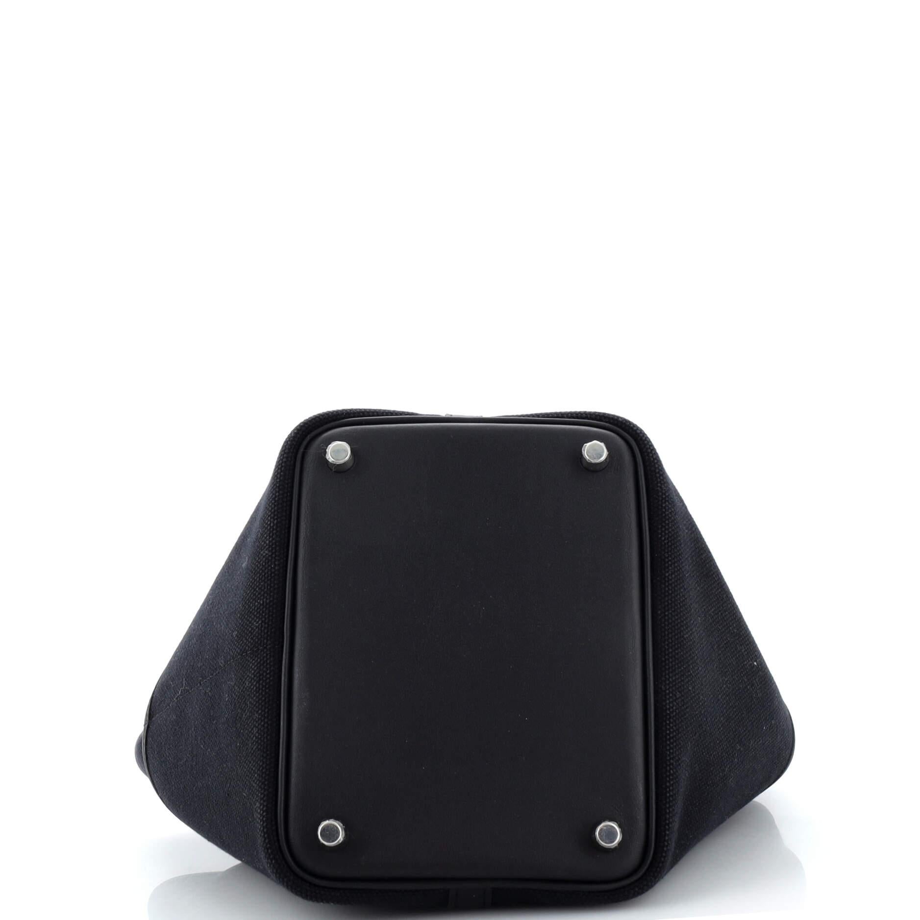 Hermes Cargo Picotin Lock Bag Canvas and Swift PM For Sale at 1stDibs