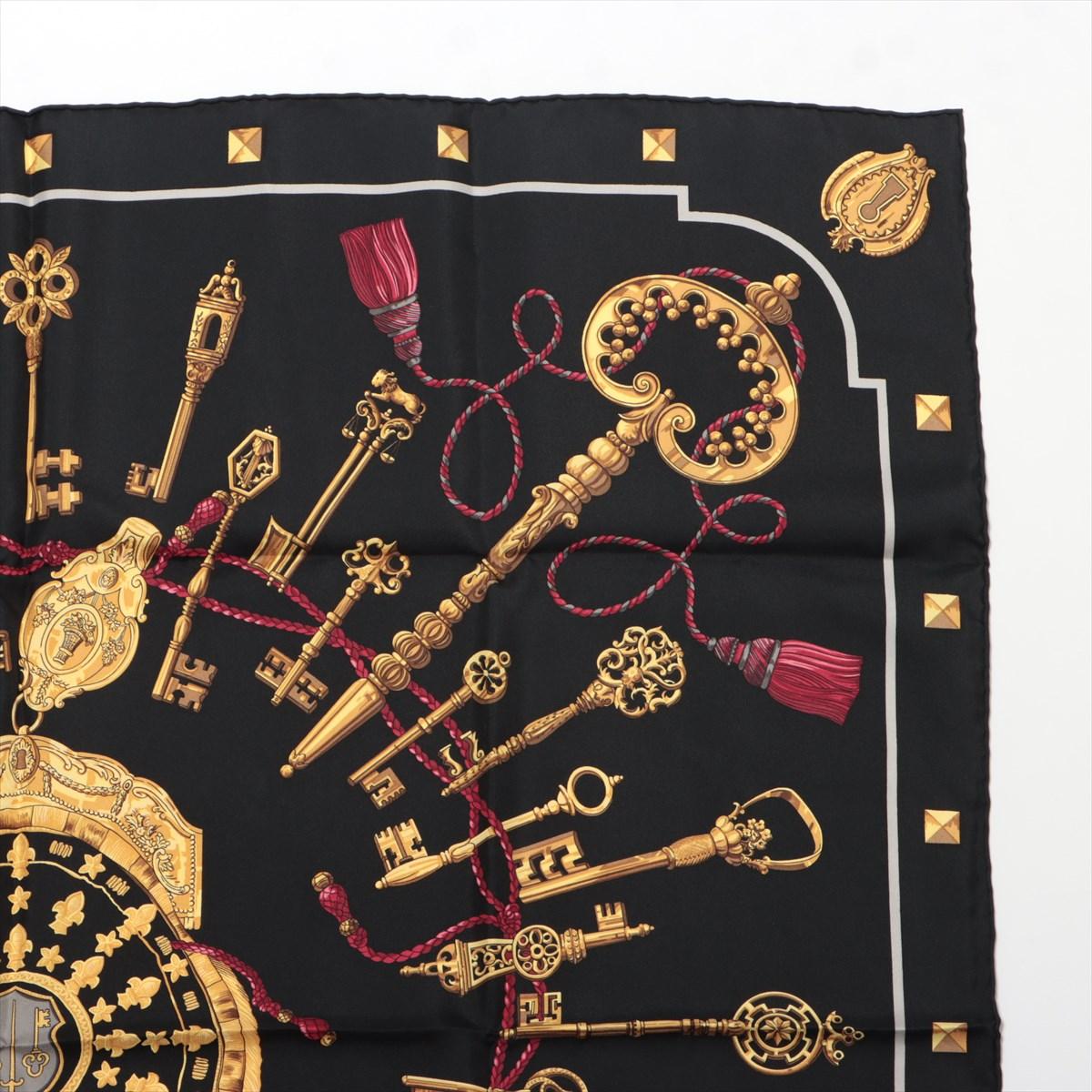 Hermès Carré 90 Les Cles Keys Scarf For Sale at 1stDibs