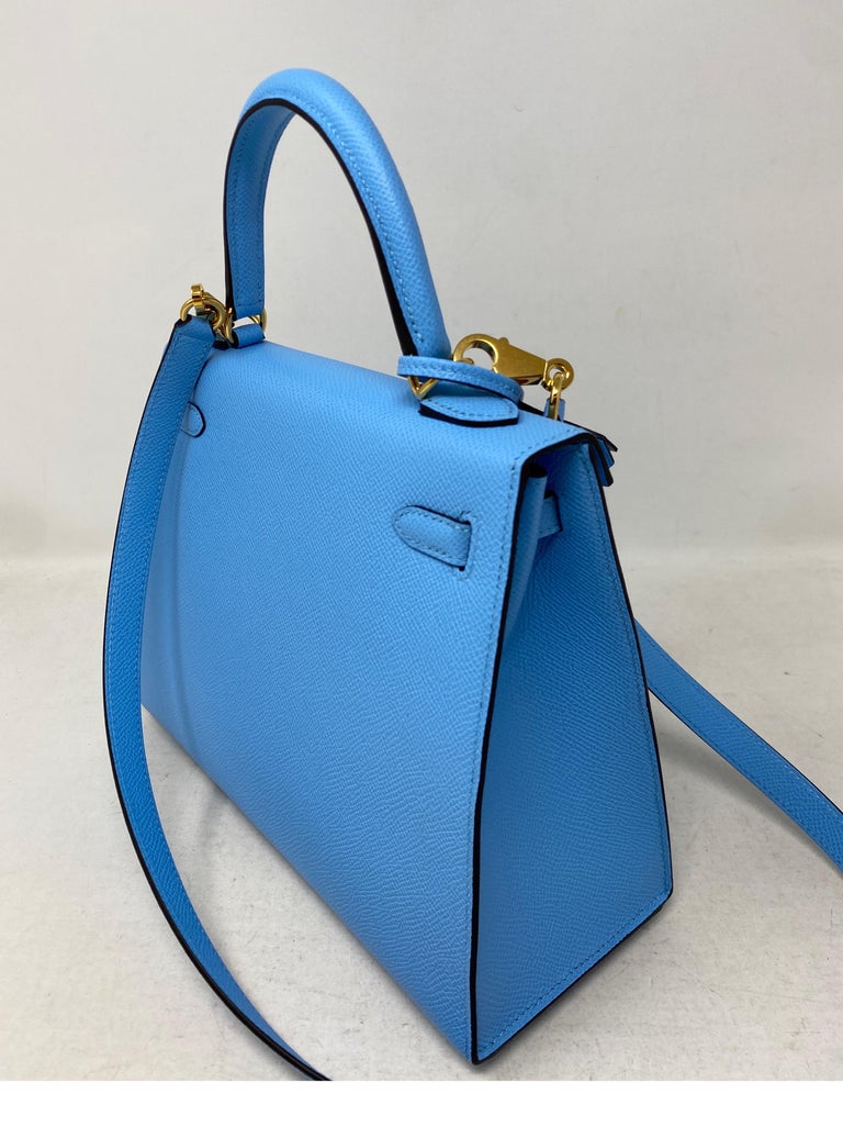 Hermes Celeste Kelly 25 Bag at 1stDibs