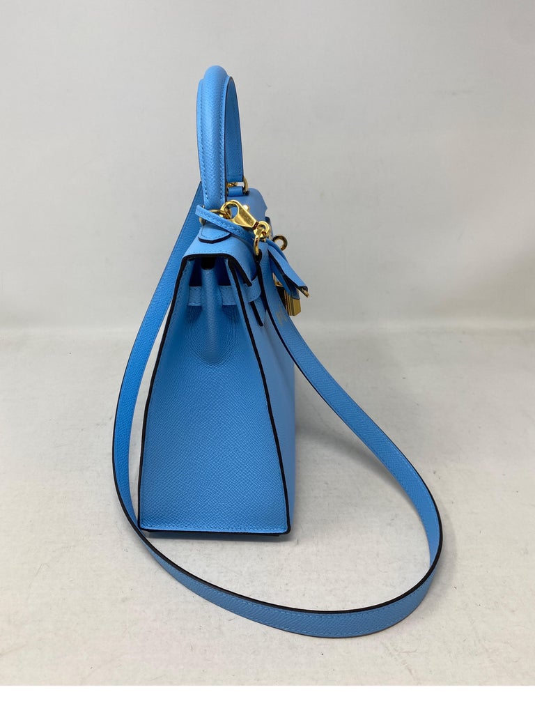 Hermes Celeste Kelly 25 Bag at 1stDibs