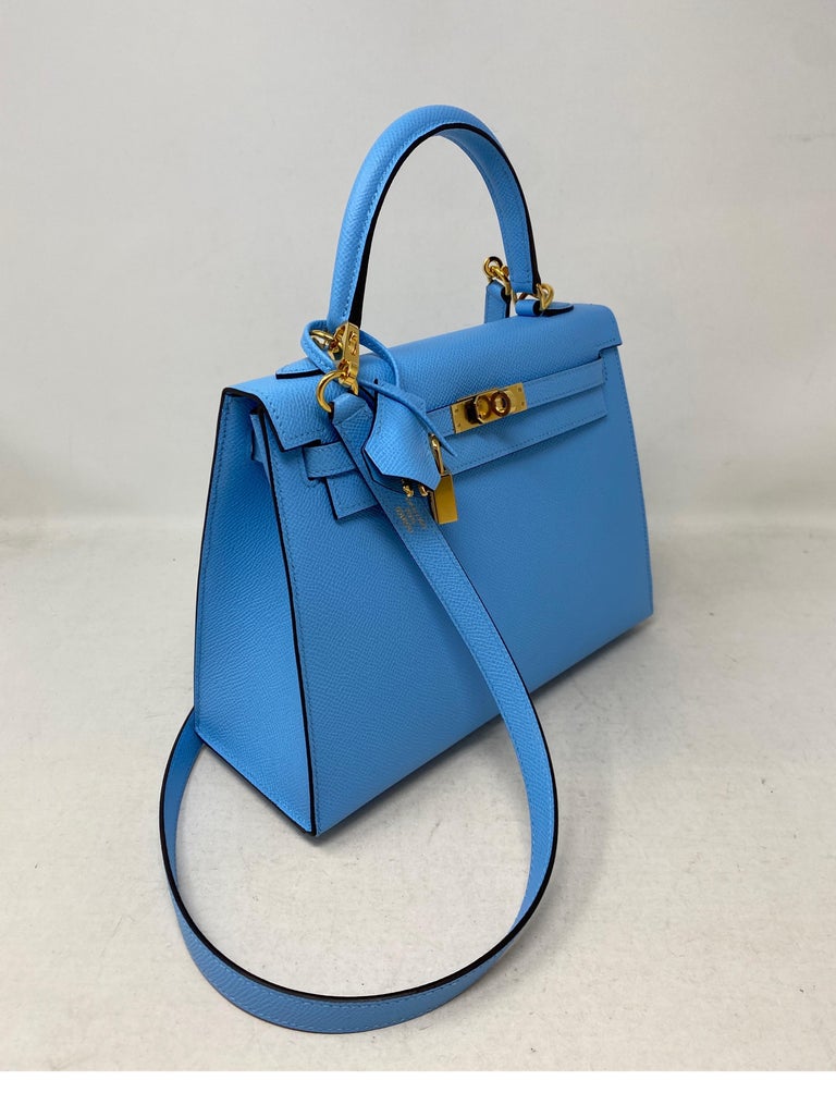 Hermes Celeste Kelly 25 Bag at 1stDibs