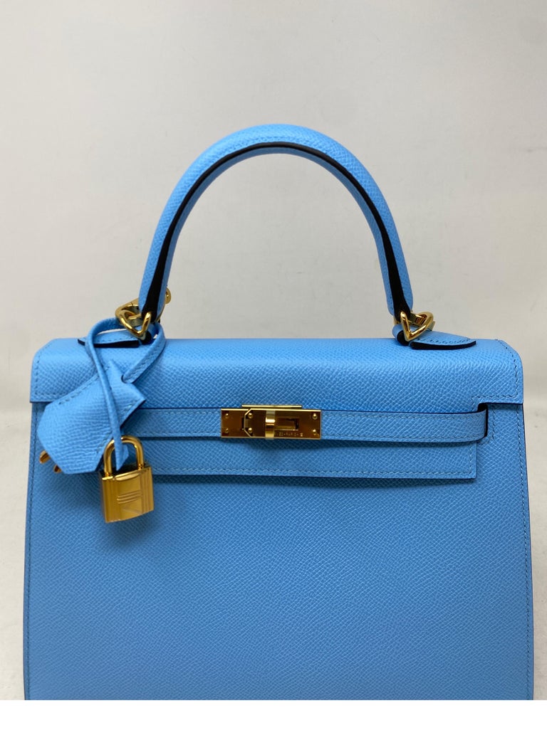 Hermes Celeste Kelly 25 Bag at 1stDibs