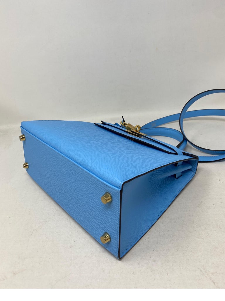 Hermes Celeste Kelly 25 Bag at 1stDibs