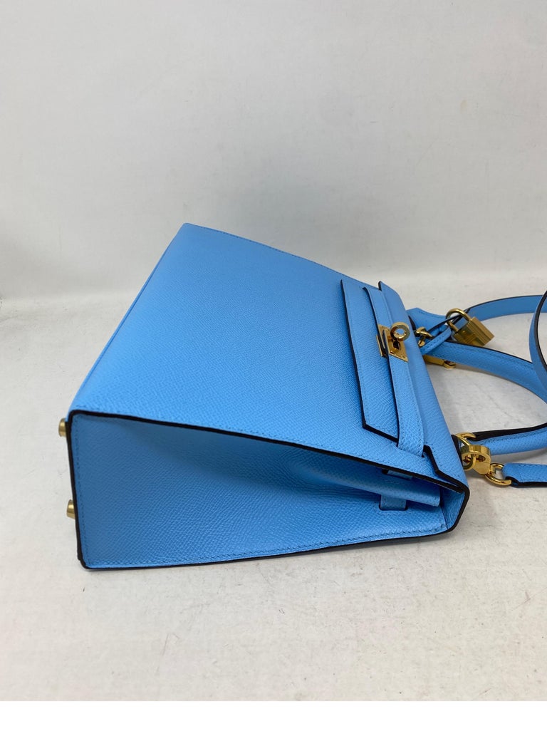 Hermes Celeste Kelly 25 Bag at 1stDibs