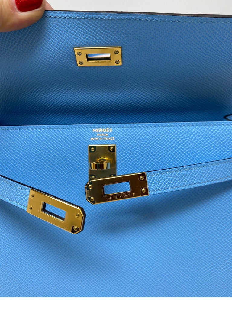 Hermes Celeste Kelly 25 Bag at 1stDibs
