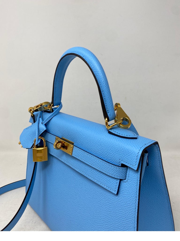 Hermes Celeste Kelly 25 Bag at 1stDibs