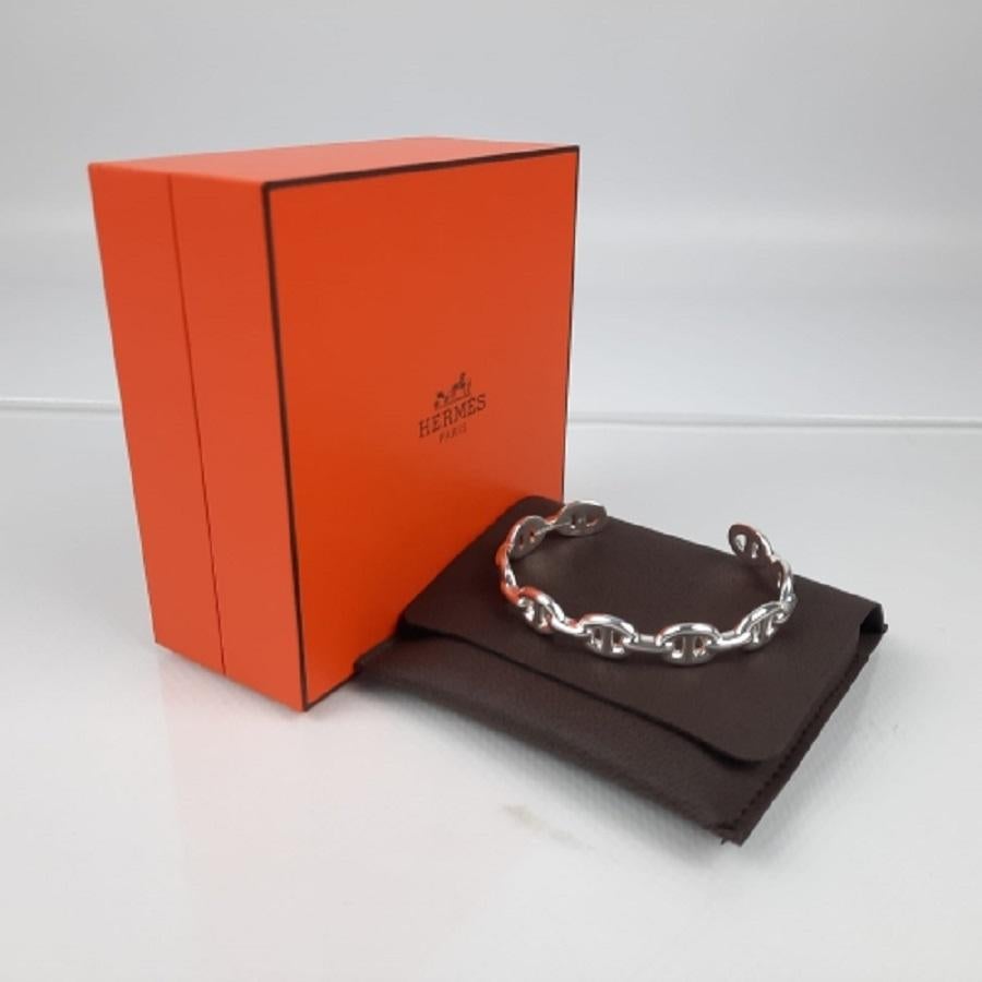 Hermes Chaine d'ancre Enchainee bracelet, medium model Silver 925/1000 ...