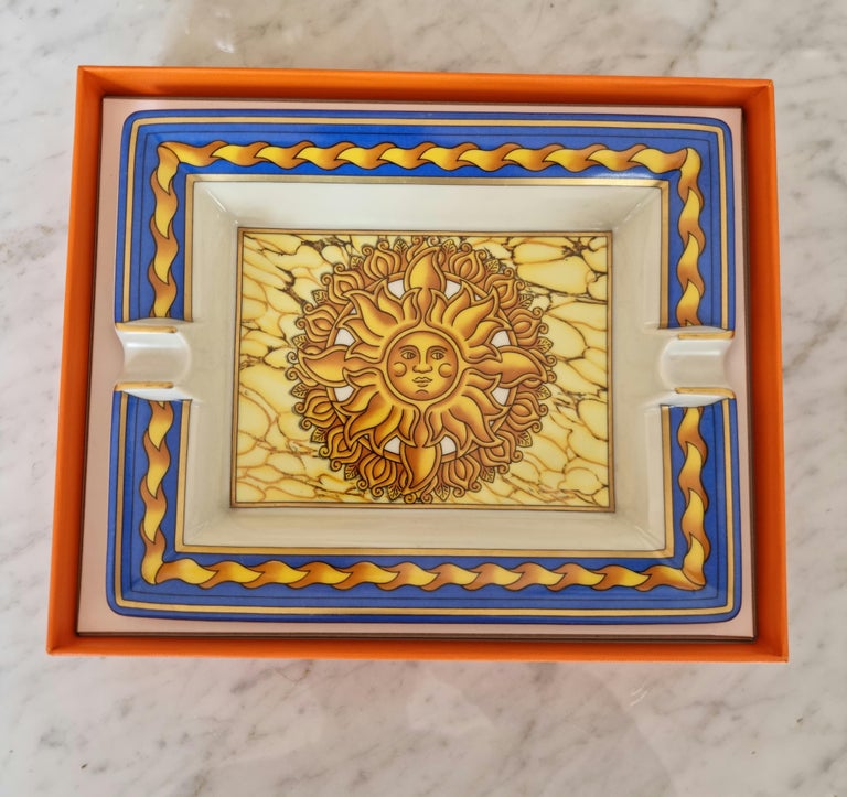 Hermes Change / Ashtray Chasse En Inde Porcelain For Sale at 1stDibs
