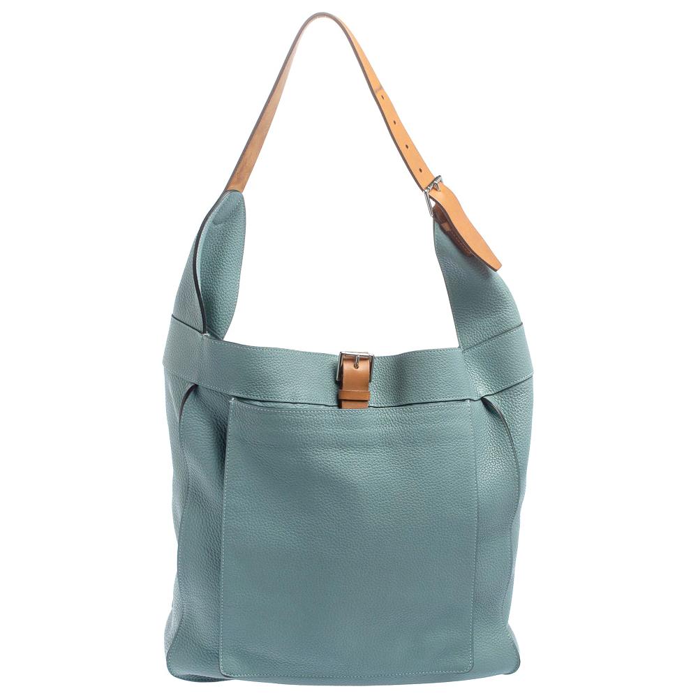 Hermes Shoulder Kelly Handbag Clemence 42 at 1stDibs