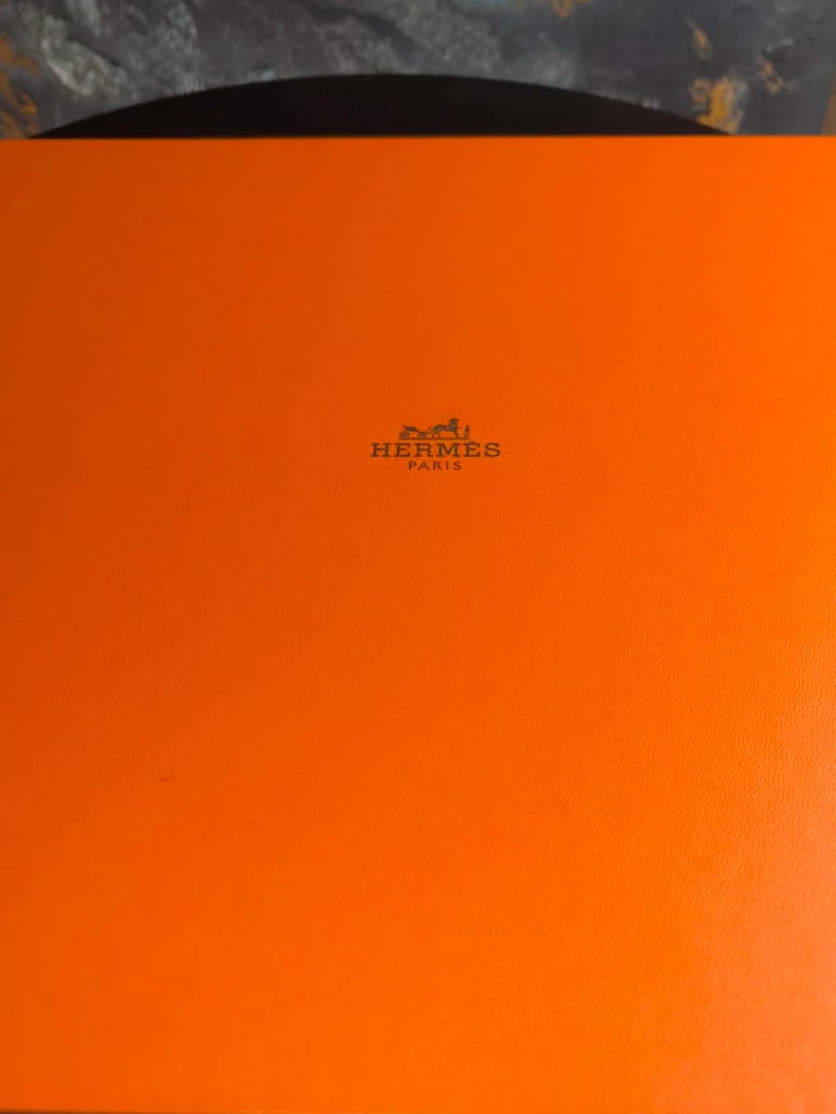 Hermès Classic Orange Rectangular Box Set of 9, with Hermès Ribbons ...