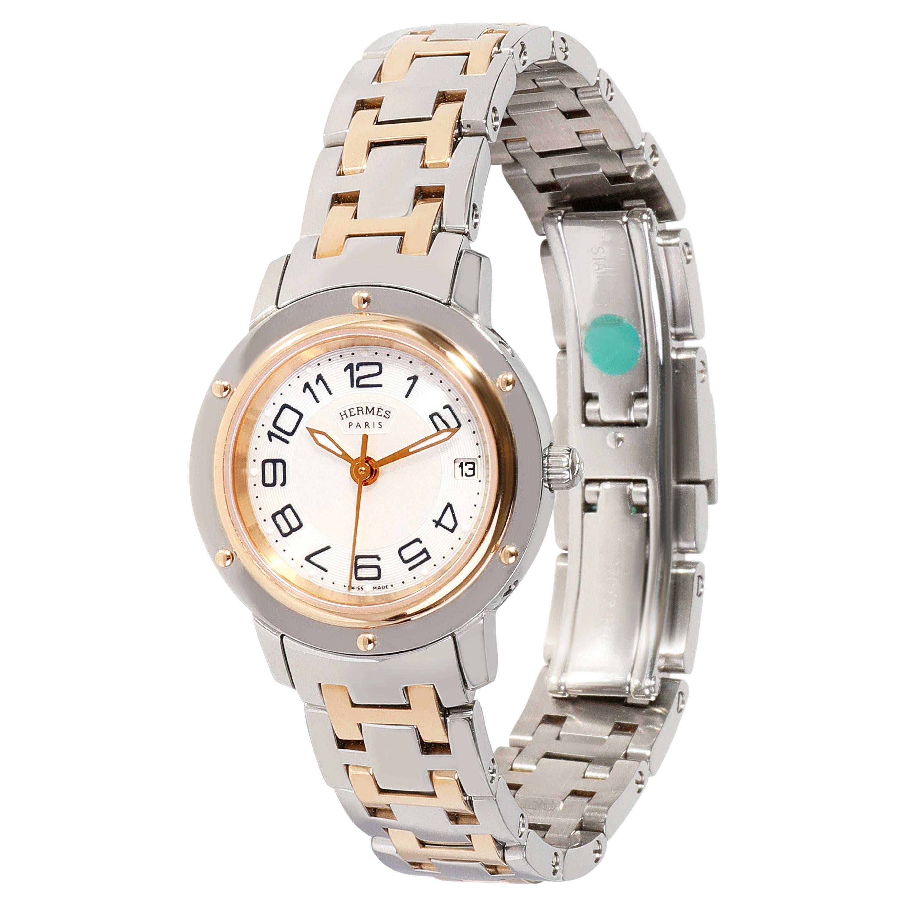 1994 Hermes Red Leather Kelly Watch with Gold Hardware at 1stDibs