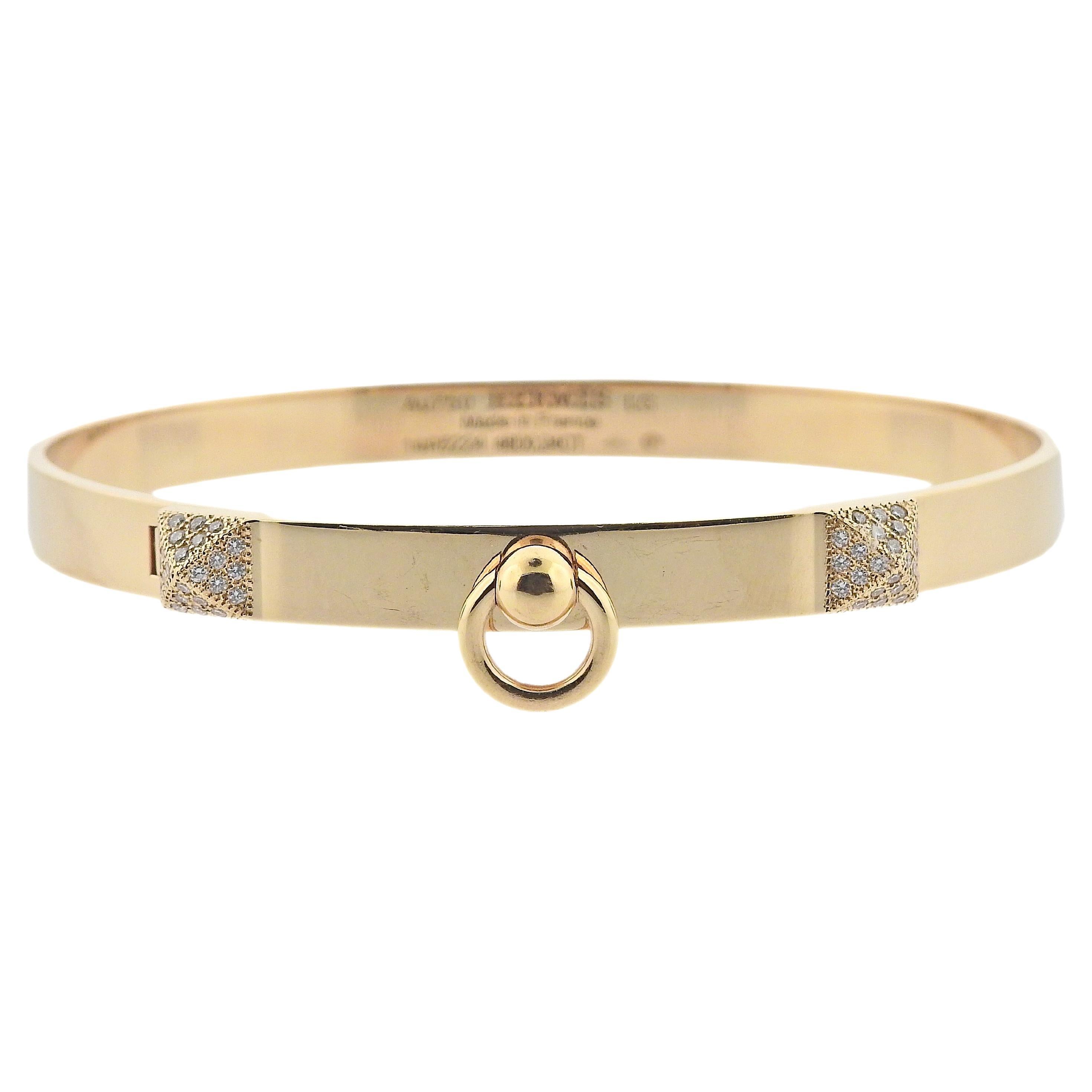 Hermes Collier de Chien Bracelet, Small Model For Sale at 1stDibs ...