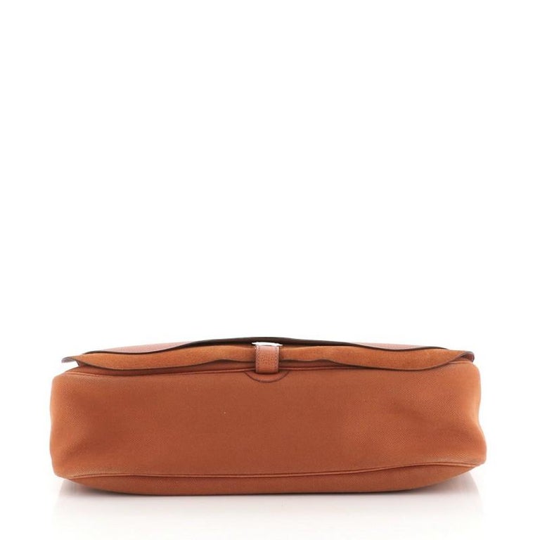 Hermes Colorado Handbag Leather and Toile GM at 1stDibs | hermes ...