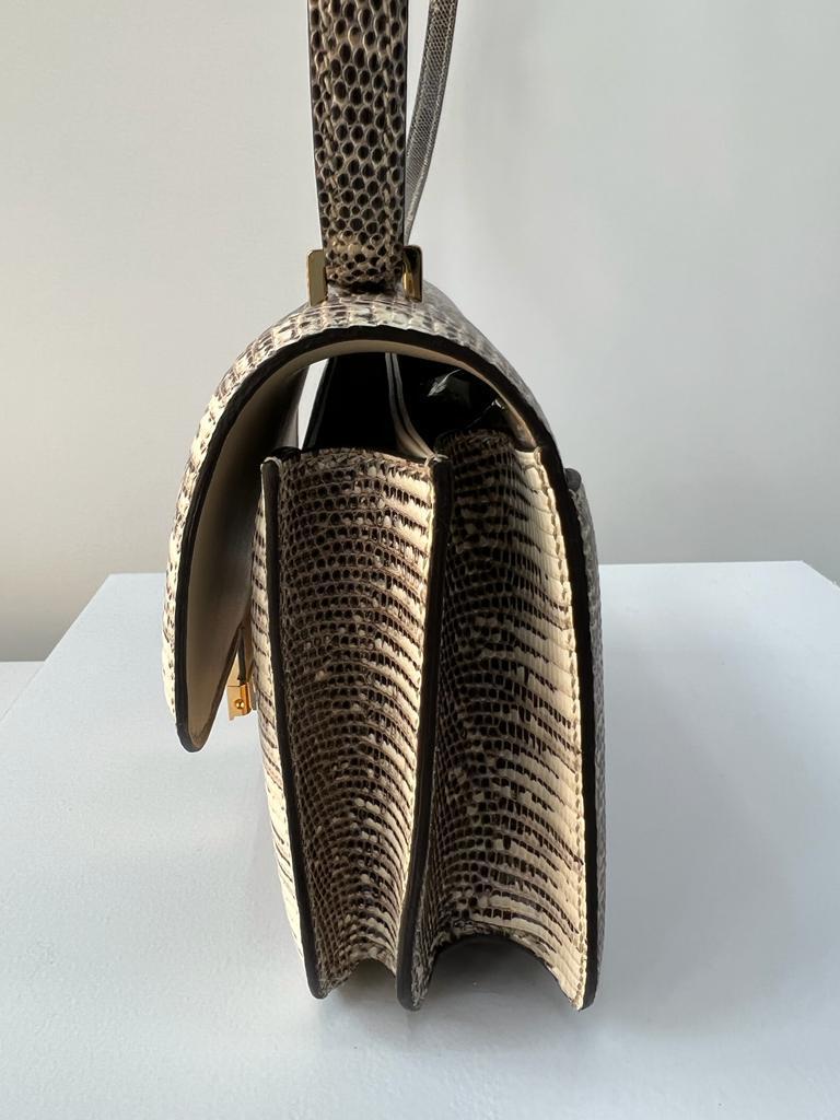Hermès Constance 18 Varanus Salvator Lizard Ombre GHW in Excellent ...